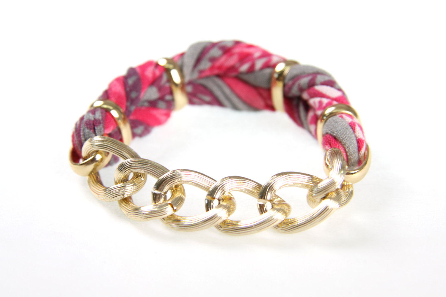 Bangle Bracelets Womens Bracelet Bangles Braided Fabric Cuff Jewelry ...